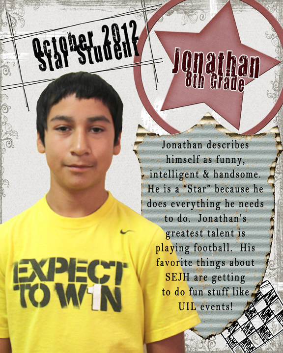 Springlake-Earth Junior High | October Star Students